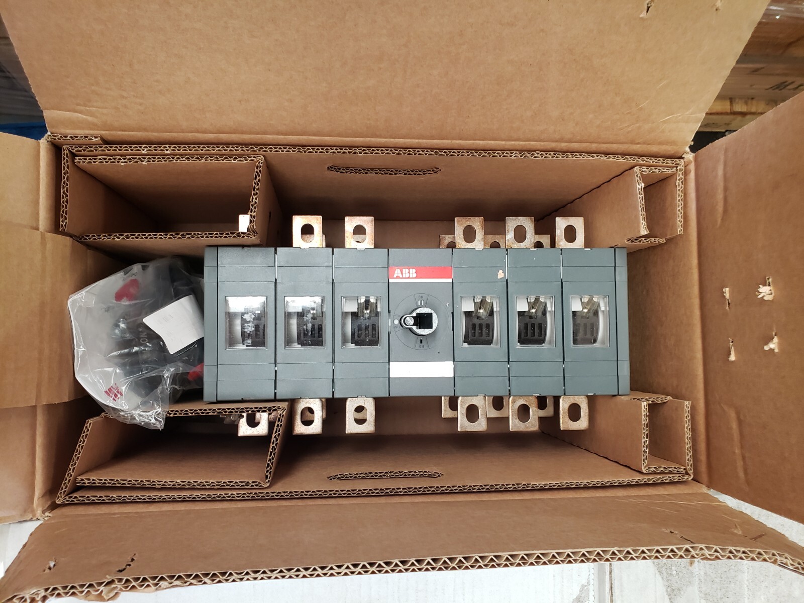 NEW ABB OT400E33CP 400A, 6 pole manual change-over switch | eBay