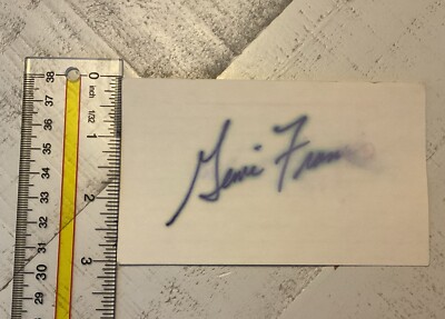 Genie Francis Signed Autograph Index Card Soap Opera Star | eBay
