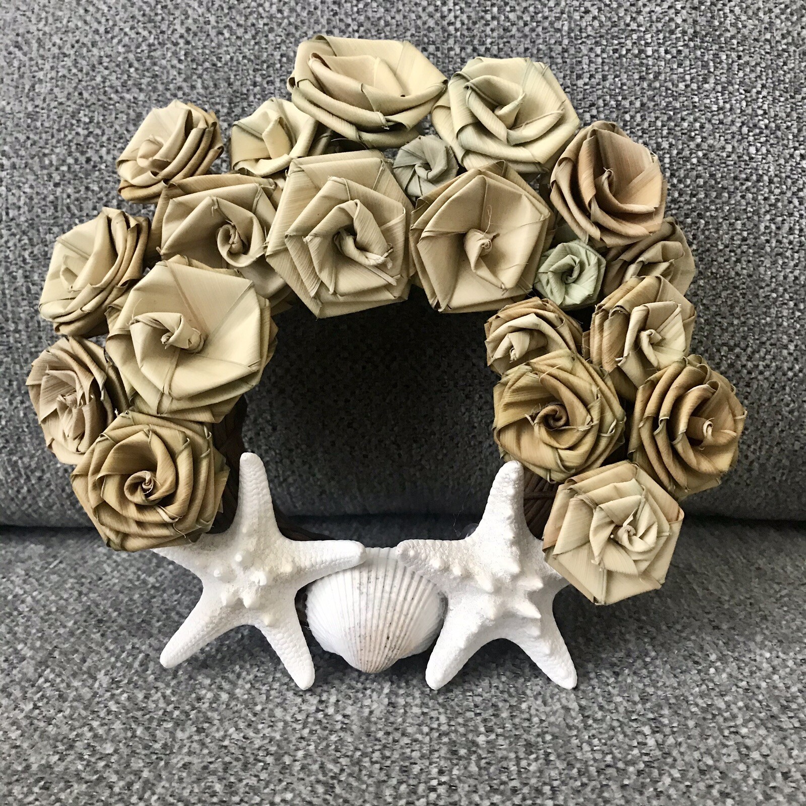 Sweetgrass Palmetto Rose Wreath | eBay