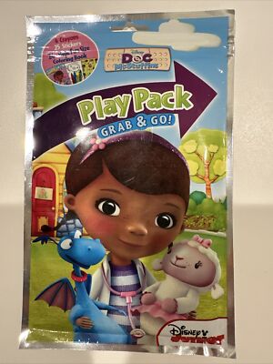 Doc Mcstuffins Play Pack Grab & Go Book To Color (Brand New) Starry ...