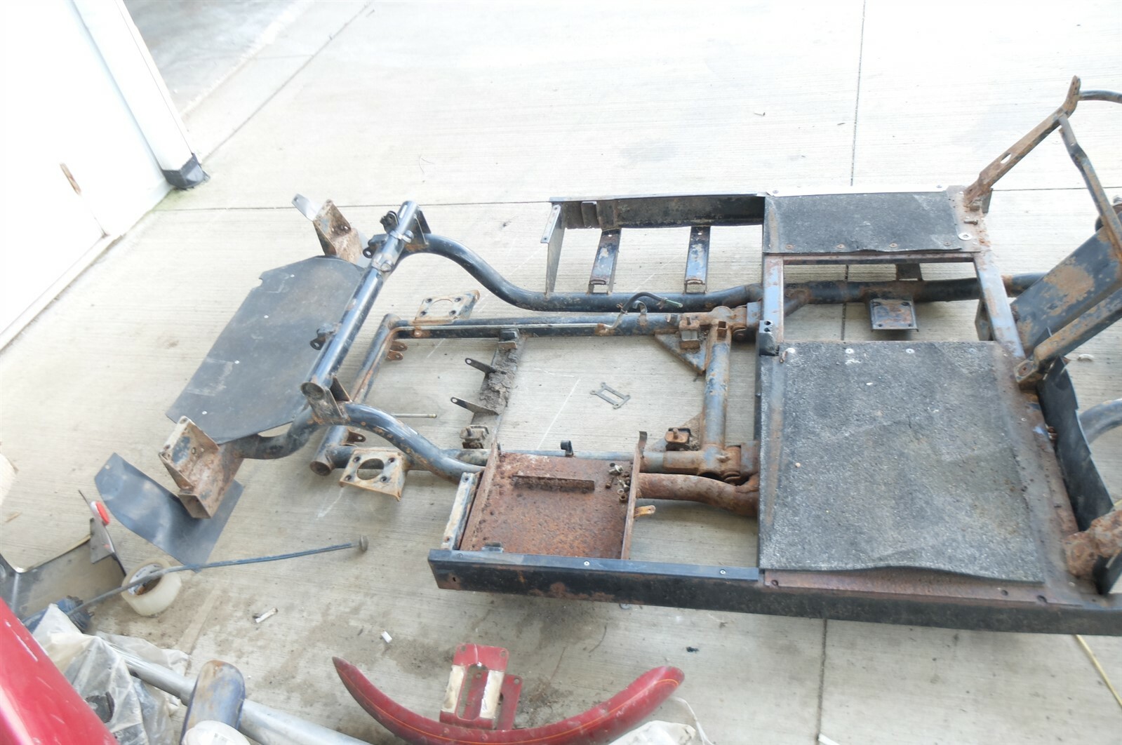 Yamaha Gas 2 Stroke Golf Cart G1 G 1 frame chassis | eBay