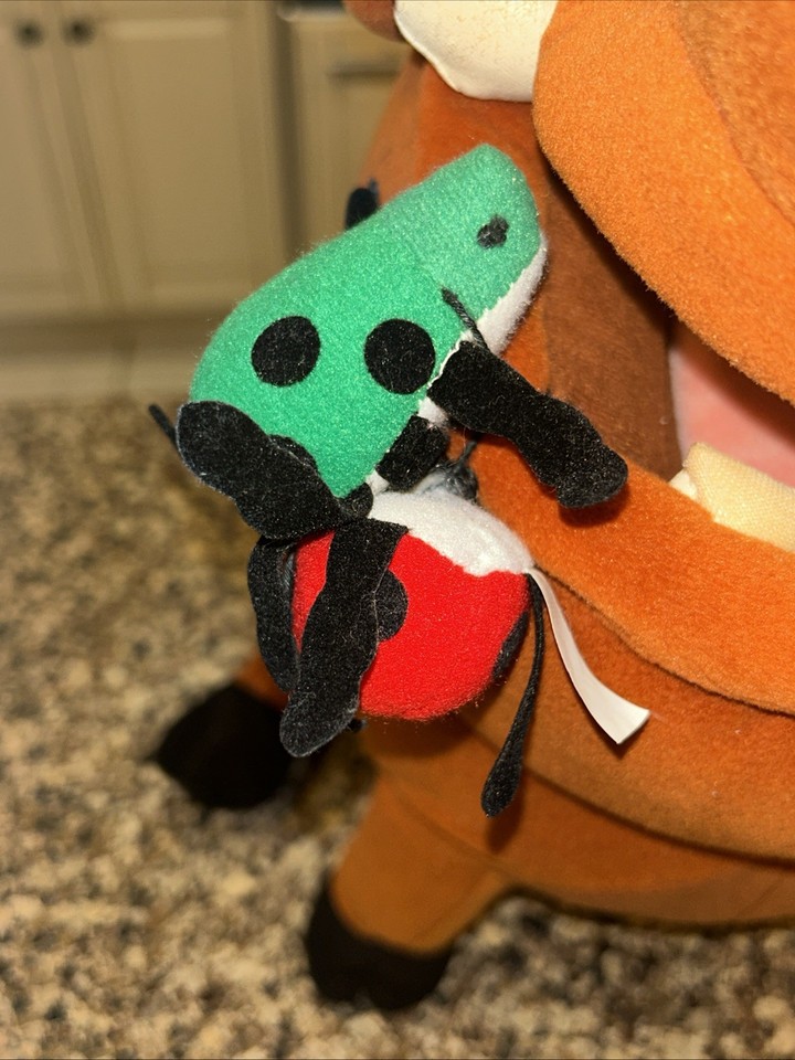 Vintage Disney Pumbaa The Lion King Large 15" Plush Toy With Grub Bugs ...