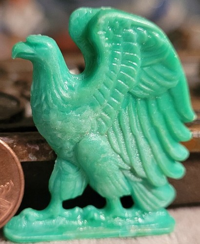 Vintage plastic Cracker Jack stand up AMERICAN EAGLE toy prize figure ...