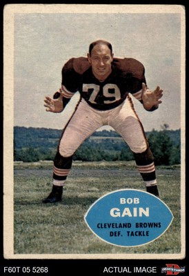 1960 Topps #30 Bob Gain Browns-FB Kentucky 2 - GOOD | eBay