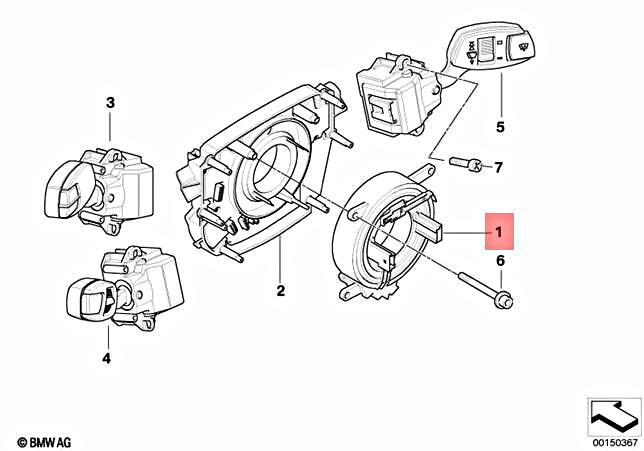 Clockpring Genuine For BMW 61316976395 | eBay