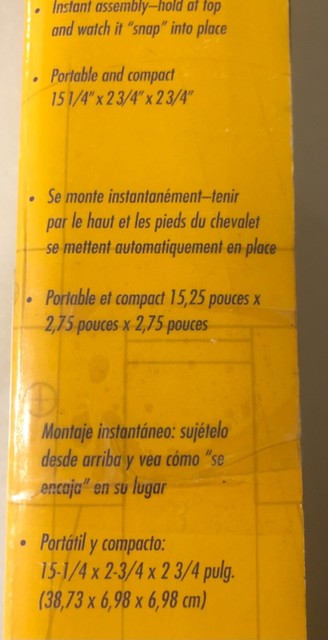 Boone 6410 Metal Compact Travel Self Setting Easel Black Steel ...