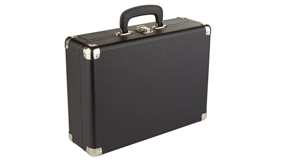 Bush Classic Retro 3 Speed Portable Case Record Player KTS-601 - Black ...