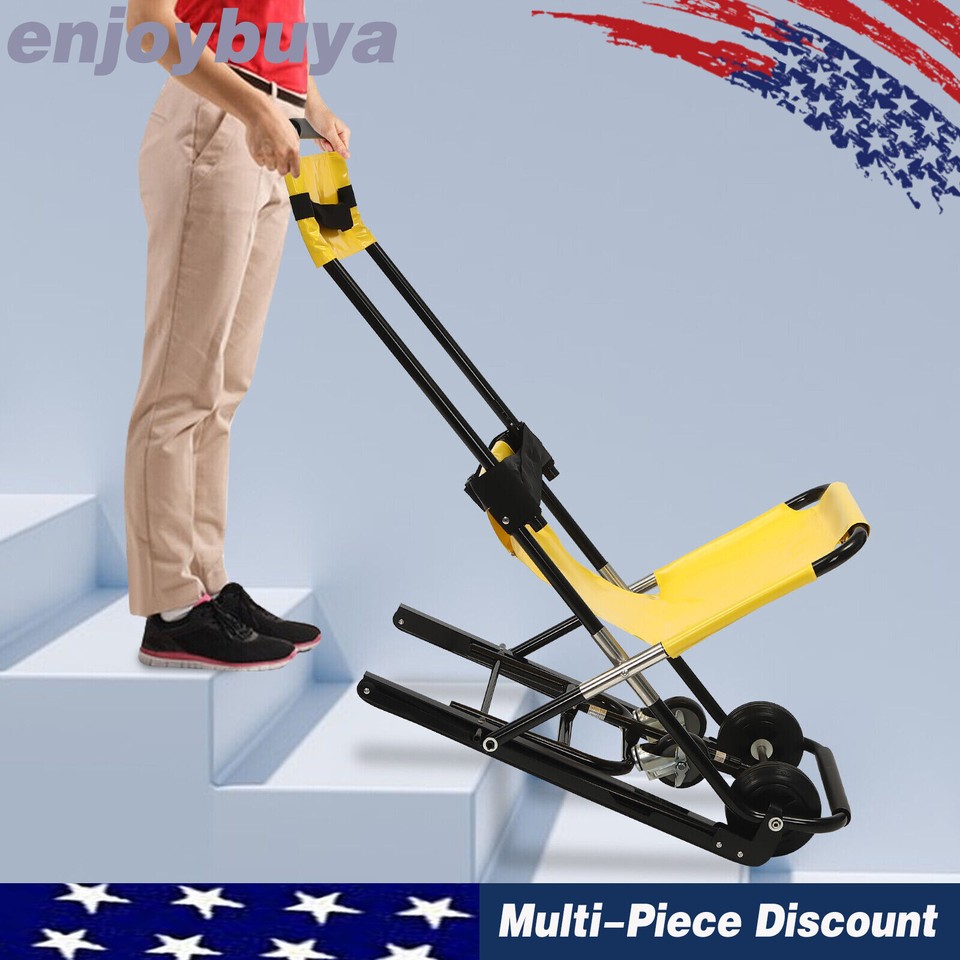 Portable Foldable Stair Transport Chair Elevator Stair Wheelchair | eBay