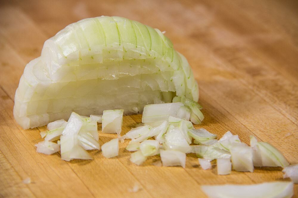 Diced Yellow Onion