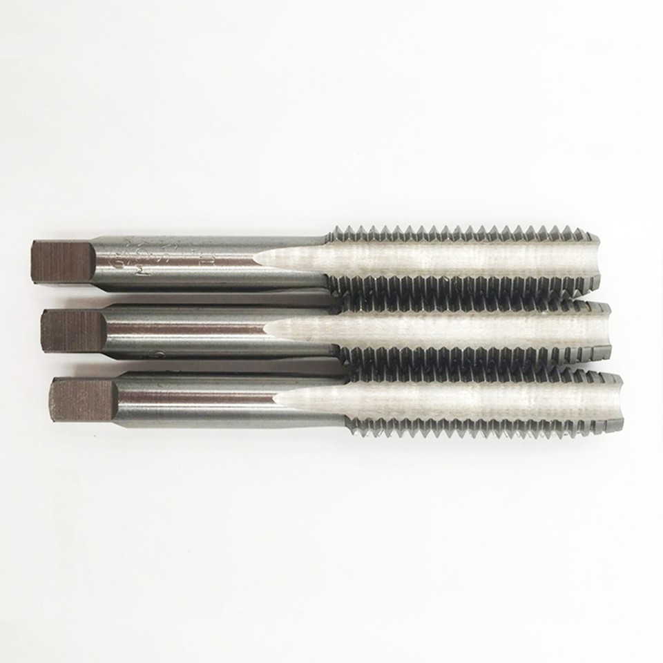 H.T.D 3 Piece Metric Tap Sets HSS Hand Tap Includes Taper, Second ...