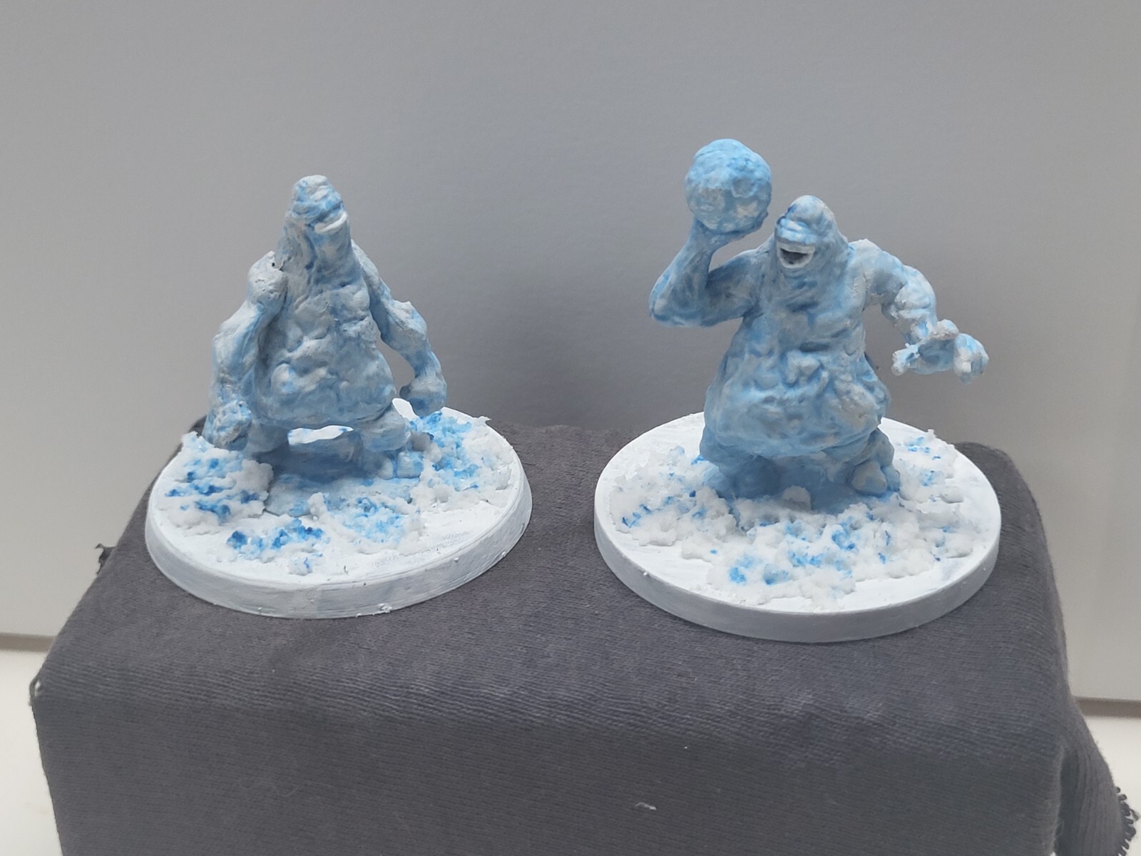 Dungeons & Dragons Wiz Kids, Snow Golems Painted Nolzur's Marvelous ...