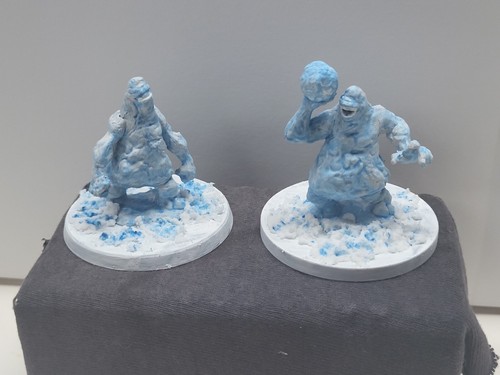 Dungeons & Dragons Wiz Kids, Snow Golems Painted Nolzur's Marvelous ...