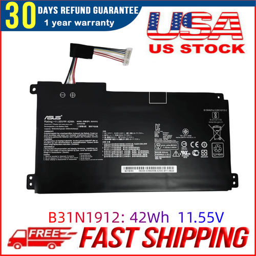 Genuine B31N1912 C31N1912 Battery for ASUS VivoBook14 L410MA E410M ...
