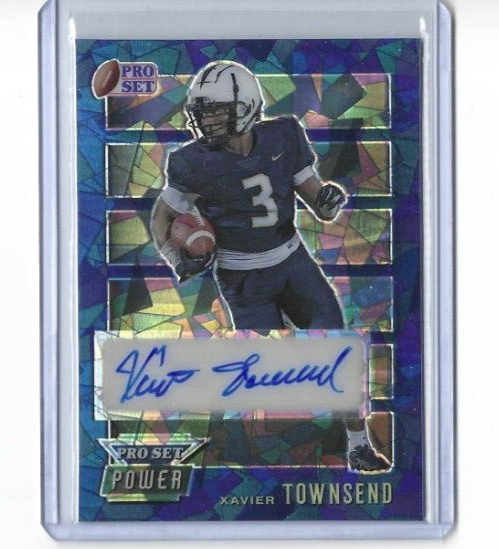 2024 Leaf Pro Set Metal Xavier Townsend Power Blue Crystal RC Auto SP ...
