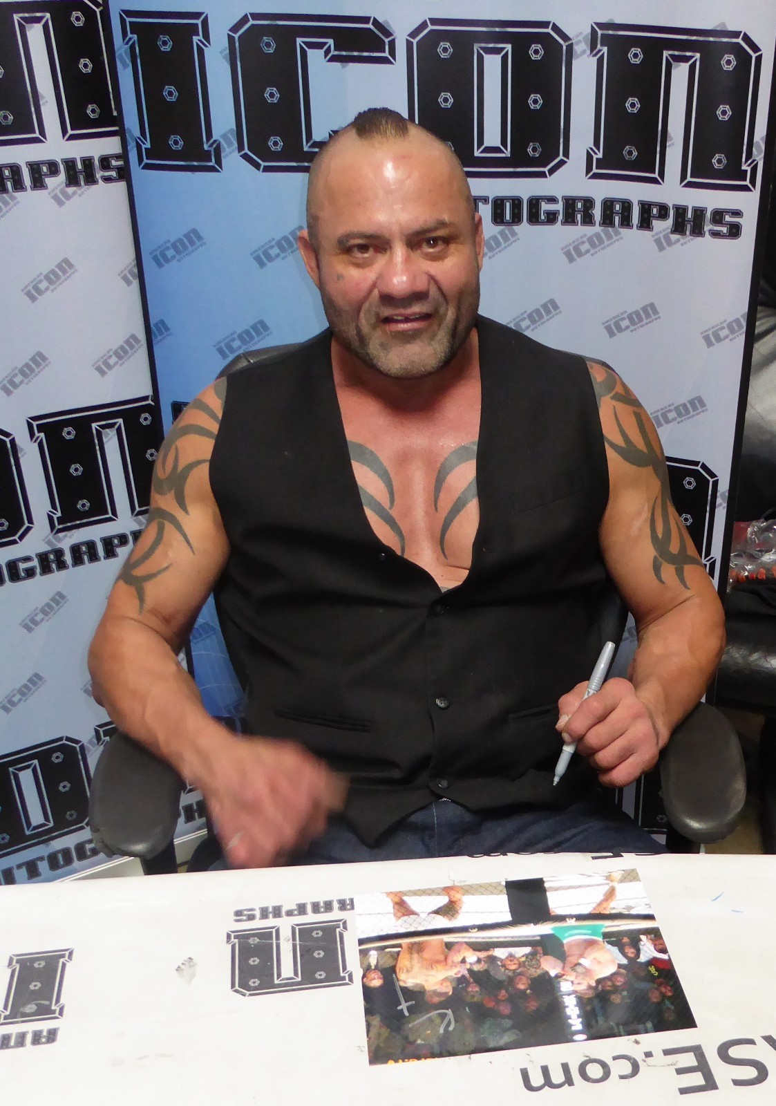 Ken Shamrock & Kimo Leopoldo Signed 8x10 Photo BAS Beckett COA UFC 48 ...