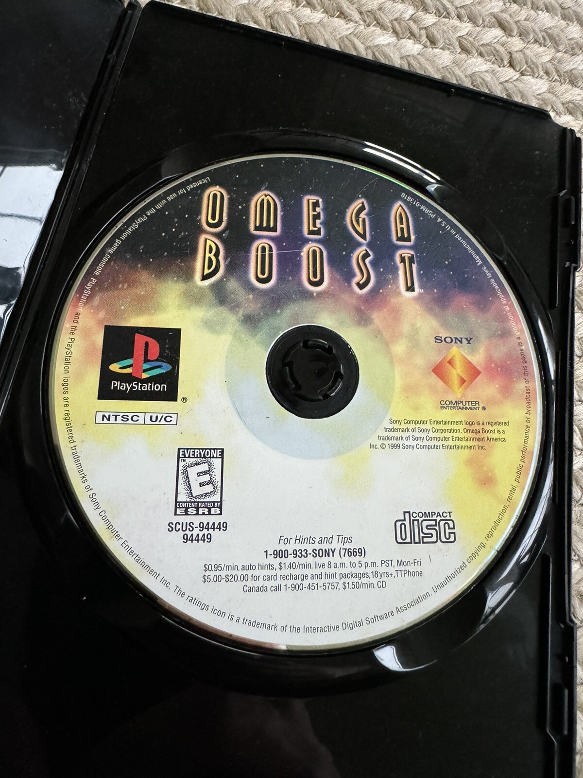 Omega Boost (Sony PlayStation 1 PS1, 1999) DISC ONLY TESTED ...