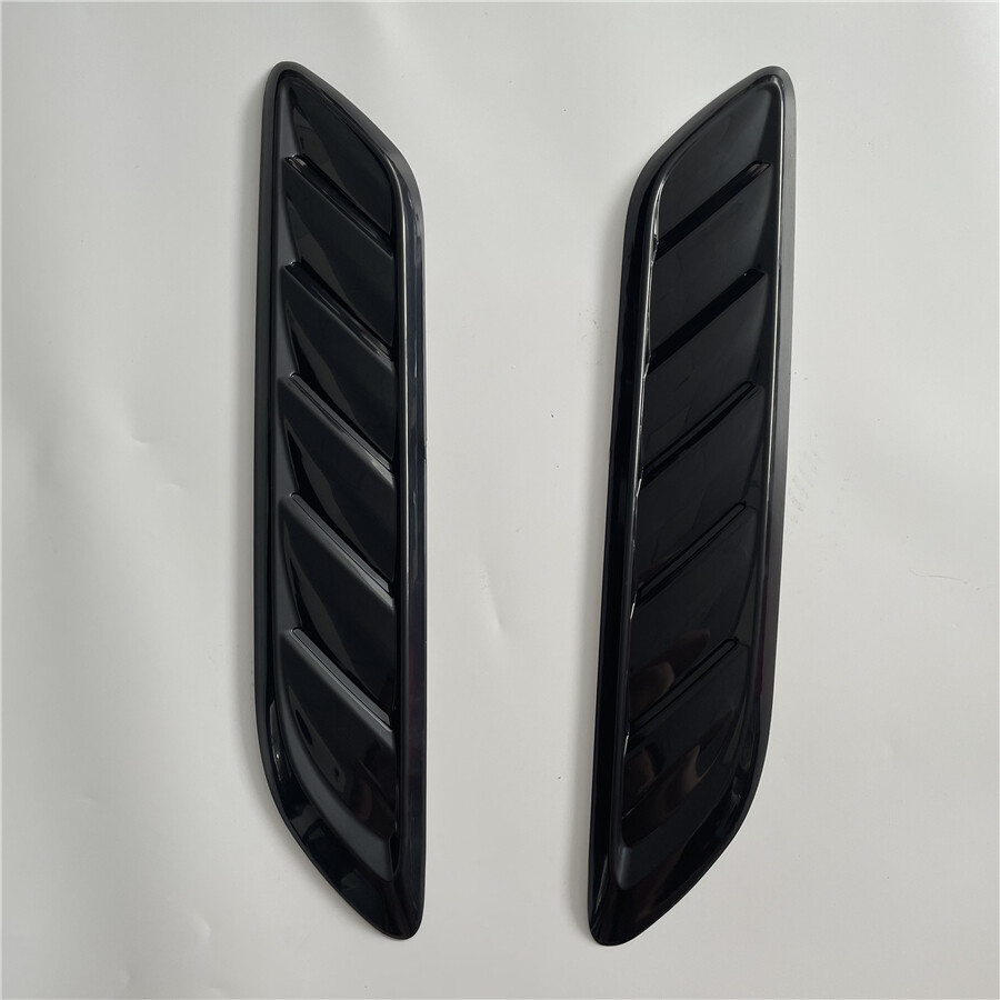 ABS Car SUV Hood Vent Louver Scoop Covers Air Flow Intake Decoration ...