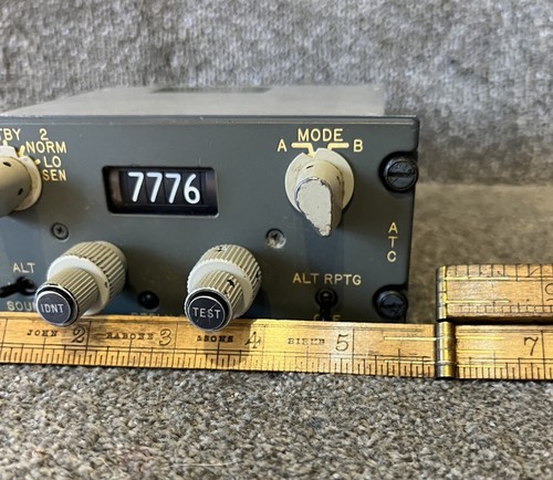 GENUINE BOEING/GABLES ATC TRANSPONDER RADIO COCKPIT PANEL-IDEAL FOR ...
