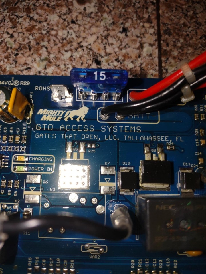 PWB3040 Control Board for GTO/Mighty Mule Gate Openers FM500 for single ...