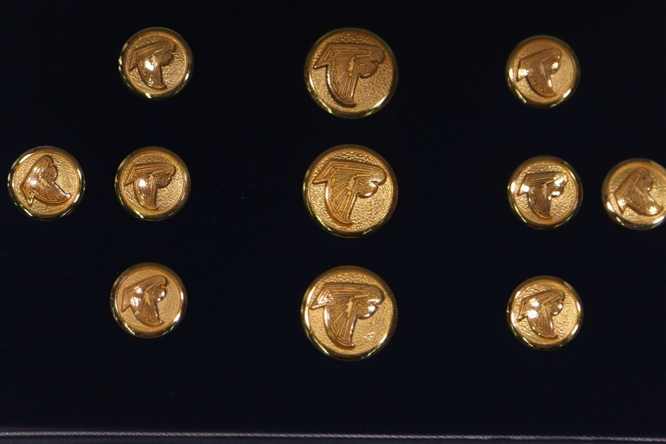 Atlanta Falcons x Henry Poole Savile Row London Gold Metal Blazer ...