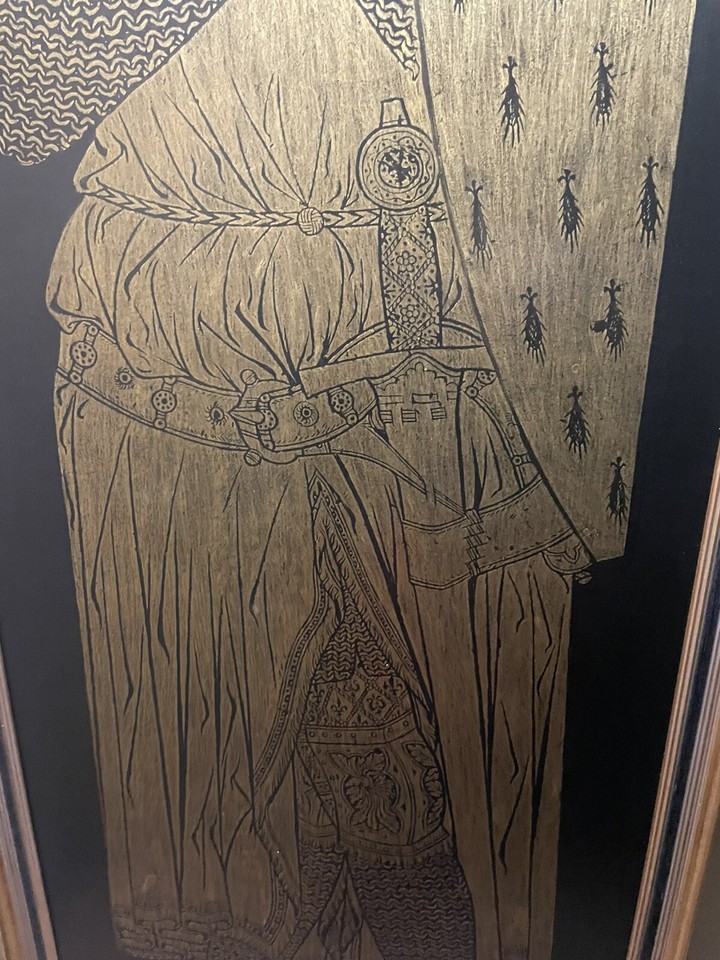 sir robert de bures brass rubbing print | eBay