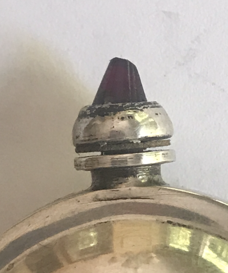 Vintage Ornet Sterling Art Nouveau Sunburst Design Perfume Bottle ...