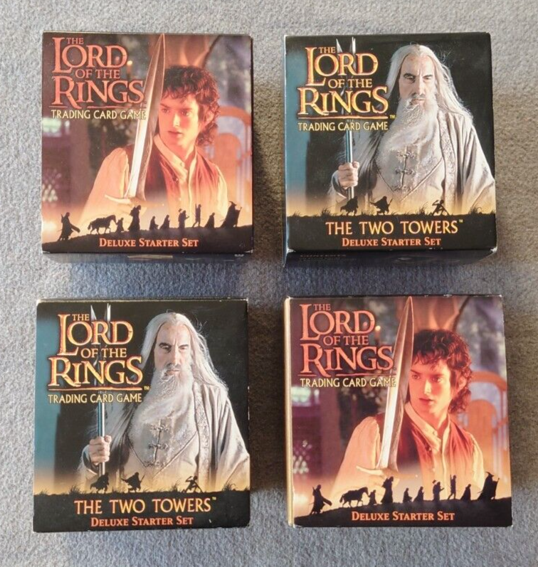 Lord of the Rings LOTR Decipher CCG RARE Deluxe Starter Deck Bundle ...