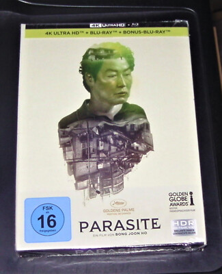 Parasite Uncut 4K Cover B Limited Mediabook 4K blu ray+Double blu ray ...