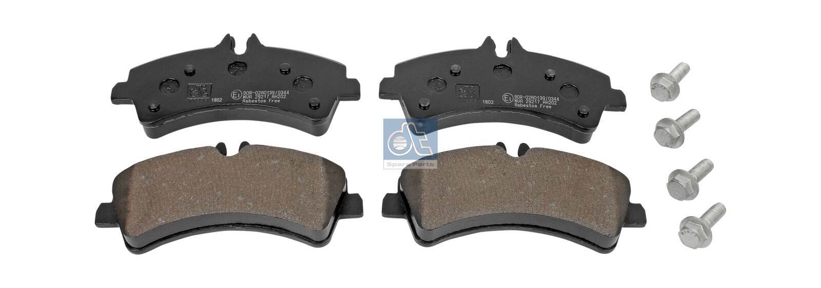 CAPSautomotive Brake Pad Set 006 420 4520 0064204520 for Mercedes 004 ...