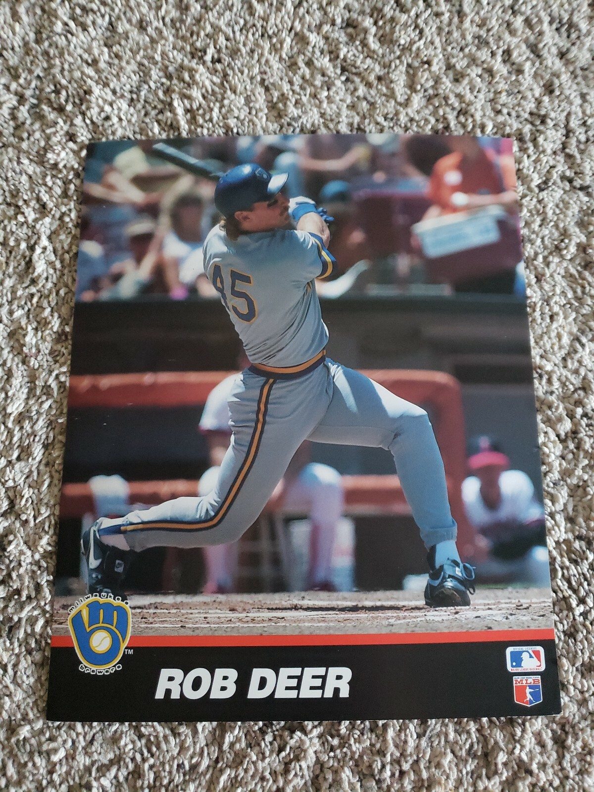 MLB Rob Deer Milwaukee Brewers 8x10 Photo | eBay
