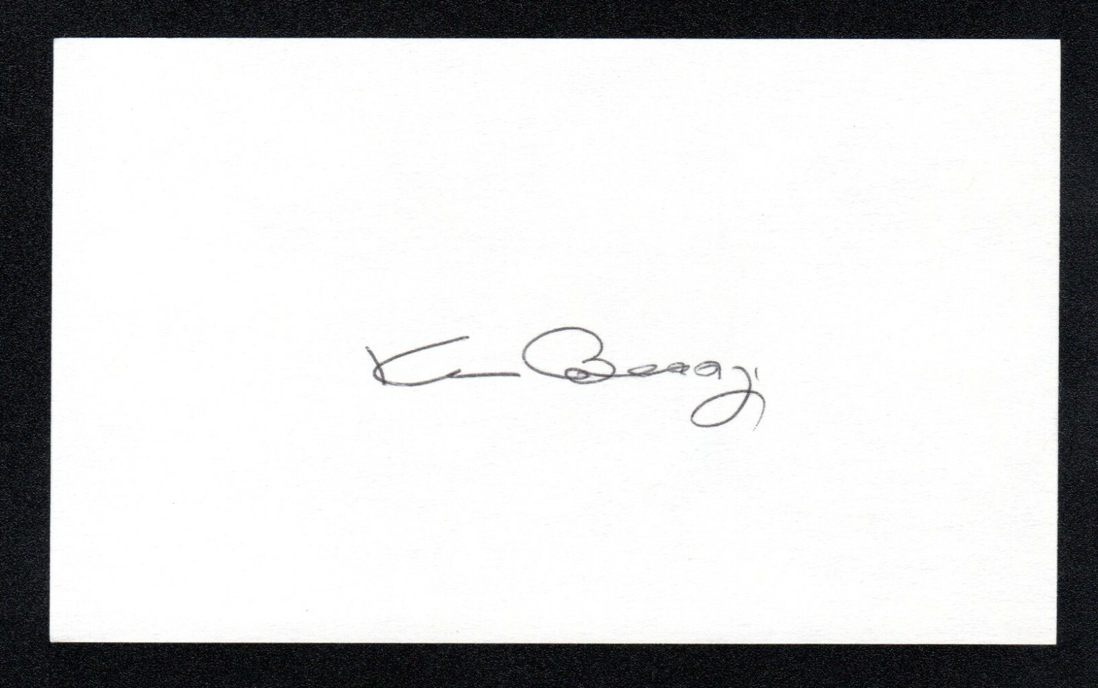 Ken Berry Autographed Signed 3x5 Index Card White Sox Angels Brewers ...