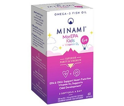 Minami MorEPA KIDS 6+ Omega-3 & Vitamin D3 Softgels (x60) | eBay