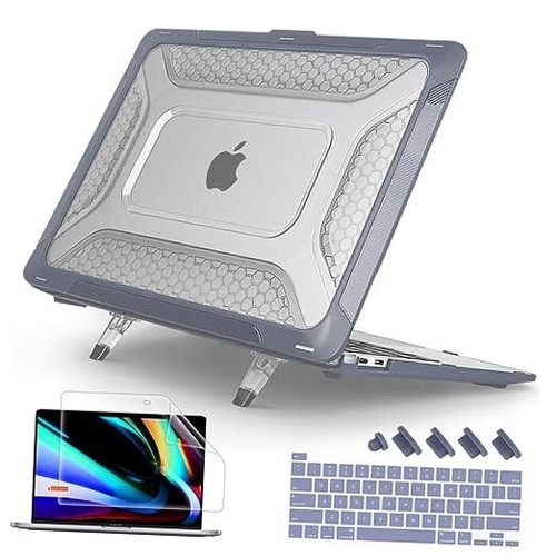 [ 2022 Honeycomb Fold Kickstand ] Compatible with MacBook Pro 16 inch ...