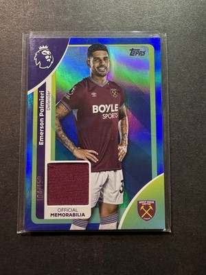 2025-26 Topps Premier League /150 Emerson Palmieri #RE-EME Patch Blue ...