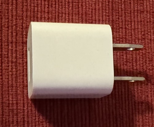 Genuine OEM Apple A1385 5W USB Travel Power Adapter Cube Charger iPhone ...