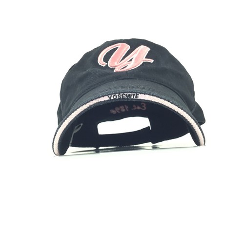 Y Logo Yosemite National Park Est. 1890 Black Baseball Cap Hat Adj ...