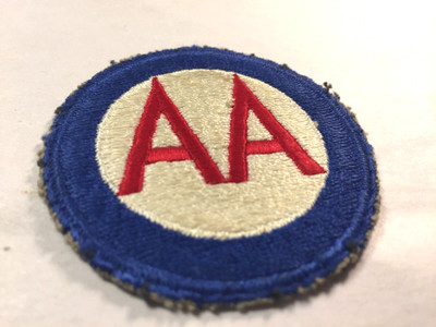 WWII US Army Anti-Aircraft/AA Command Color Patch | eBay