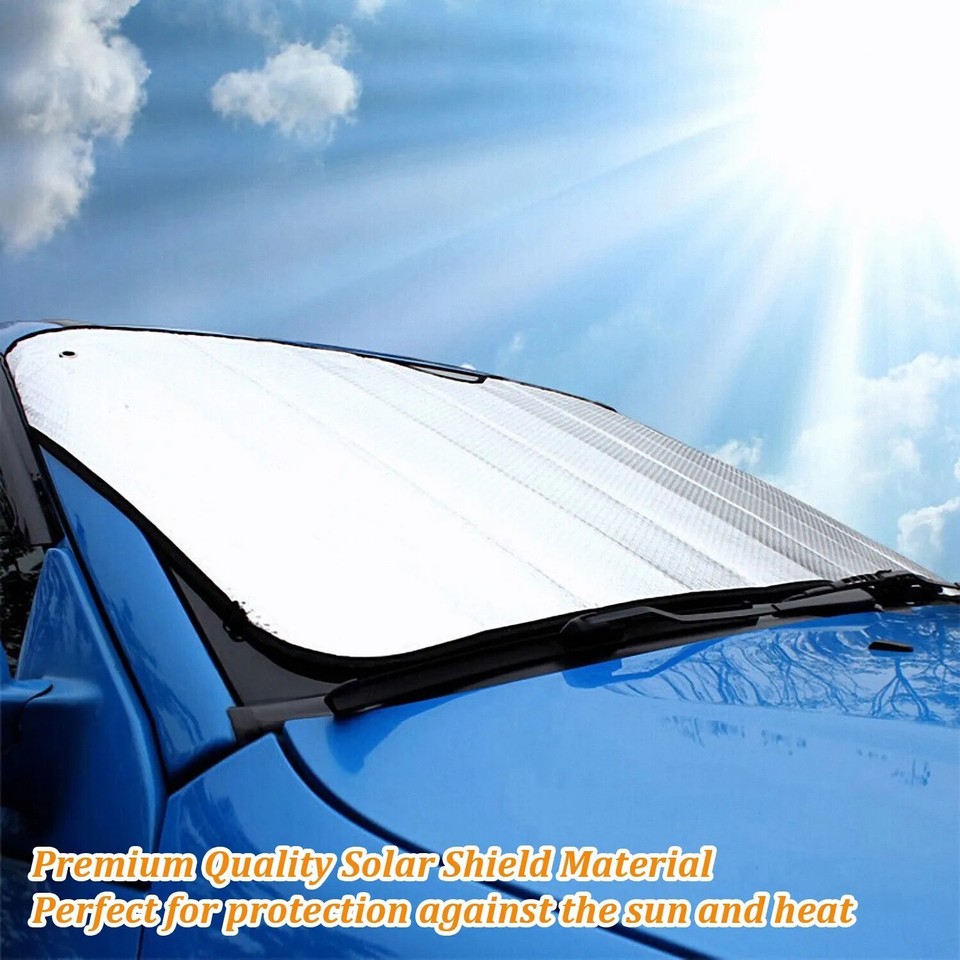 Foldable Car Windshield Sun Shade Reflective Sun Visor Large Car Window ...