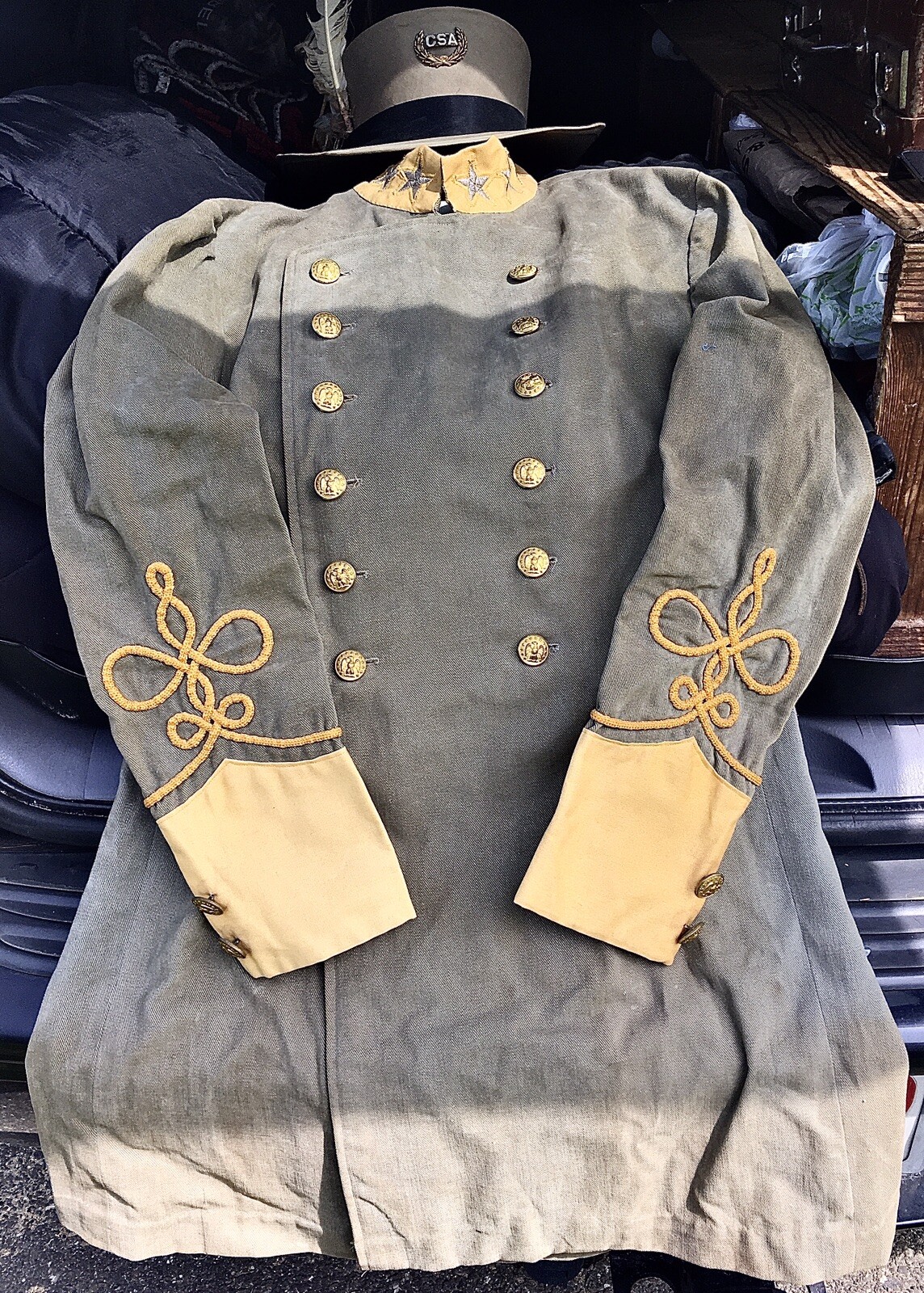 Civil War Confederate Centennial 1960’s General’s Tunic;UCV 1920’s-1930 ...