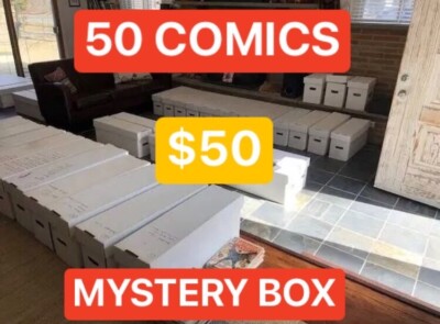 🔥 50 Comic Mystery Box 1980’s+ Marvel DC Indie 🔥 CLEARANCE SALE Image ...