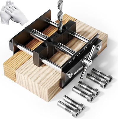 Self Centering Dowel Jig plus 6 Inch Widen Wood Dowel Jig,Doweling Jig ...