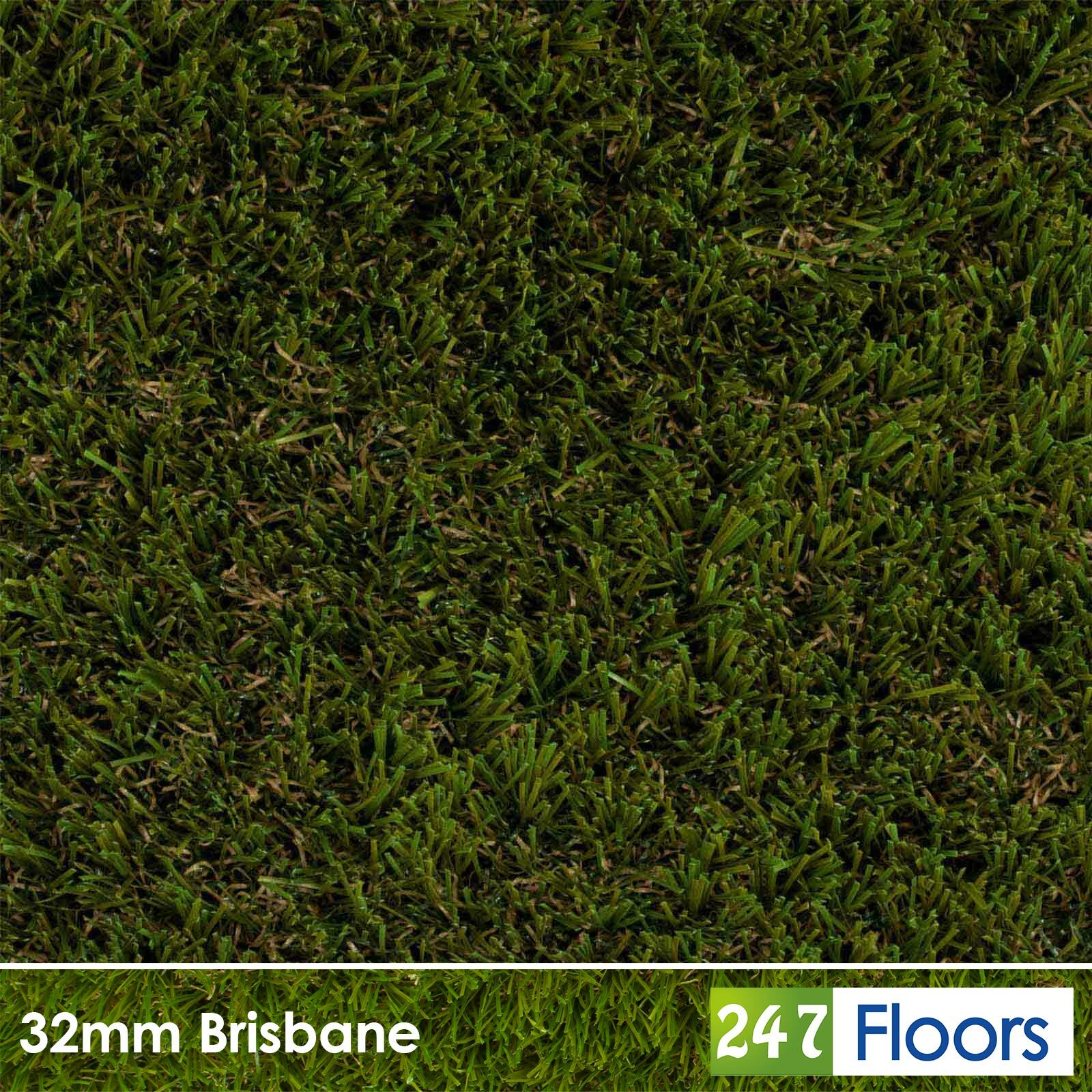 32mm Realistic Artificial Grass Dense Soft Natural Astro Turf Garden 2m ...