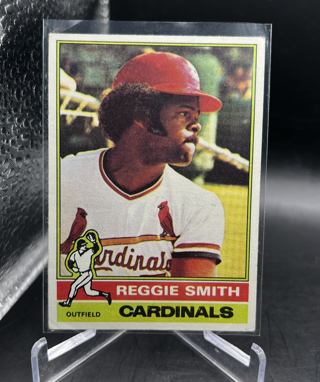 1976 TOPPS #215 Reggie Smith ST LOUIS CARDINALS EX-MINT+ (B) | eBay