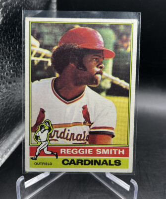 1976 TOPPS #215 Reggie Smith ST LOUIS CARDINALS EX-MINT+ (B) | eBay