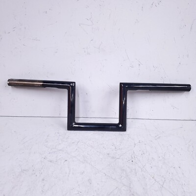Harley Narrow Z Bars 6" Rise XL Sportster Black Handlebars Universal ...