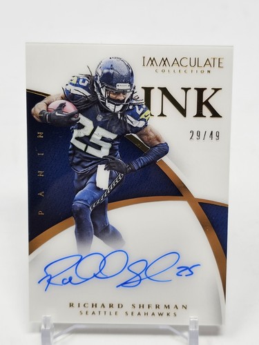 2014 Richard Sherman Panini Immaculate Ink Autograph 29/49 | eBay