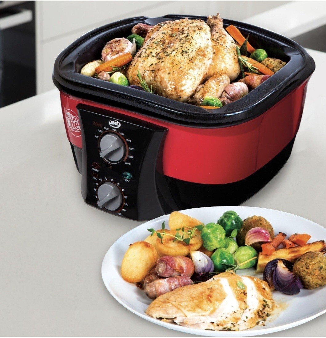 JML Go Chef 1500W 5L 8-In-1 Non-Stick Multifunction Cooker - Red ...