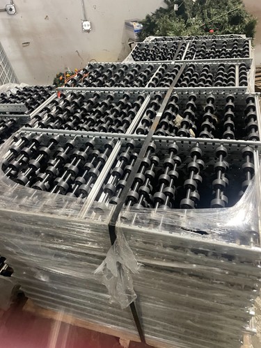 Unex Span Track 15"x 36" Plastic Skate Wheel Flow Rack Conveyor - 20 ...