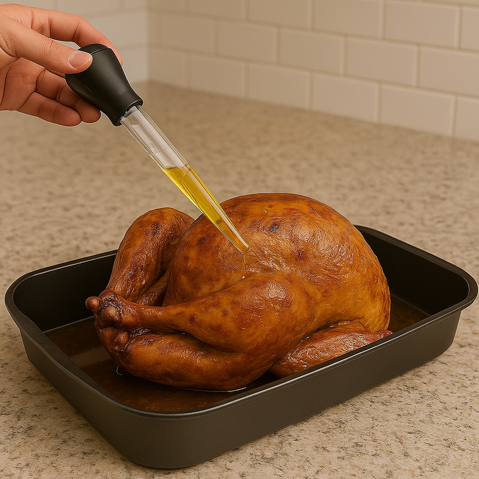 2-Pack Turkey Basters Heat-Resistant BPA-Free Food-Grade Cooking Tools ...