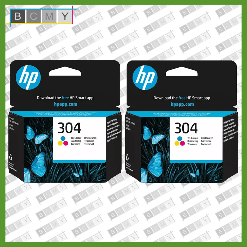 HP 304 Colour Twin Pack Ink Cartridges for DeskJet Envy Printers | eBay UK